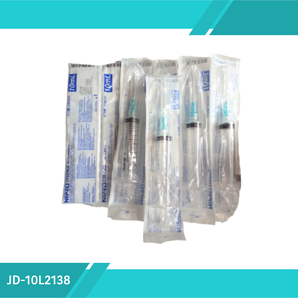 JERINGA NIPRO 10CC 21X1 1/2 CJ100 - Jeringas de 10ml de Alta Calidad – Todo Medica