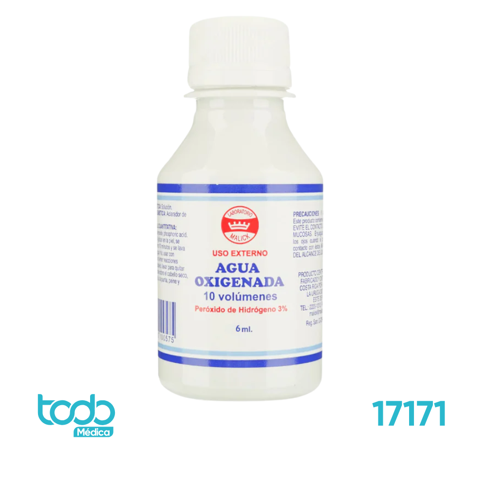 Agua Oxigenada 3% - 60ml: Desinfección de Heridas y Limpieza Doméstica ...
