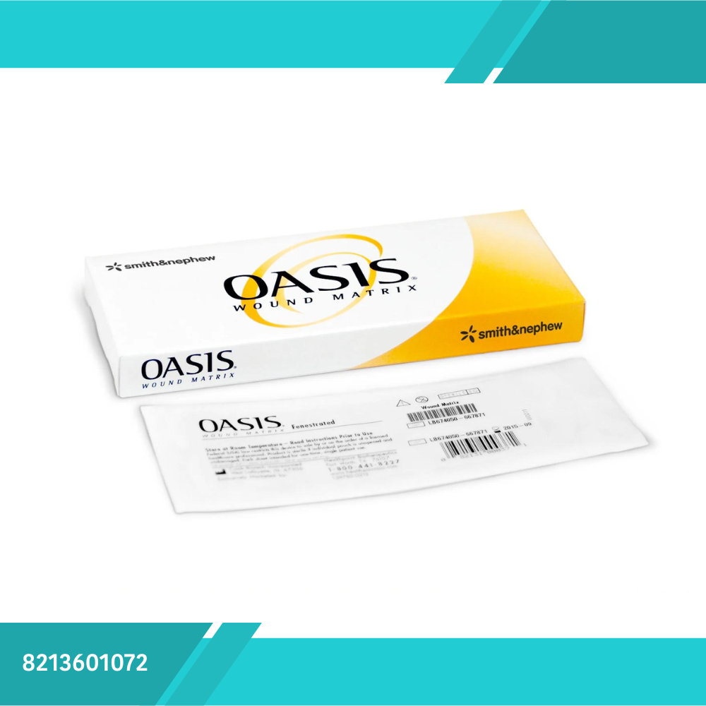 APÓSITO P/HERIDAS SMITH&NEPHEW FENESTRADO OASIS MATRIX 7X20CM – Todo Medica