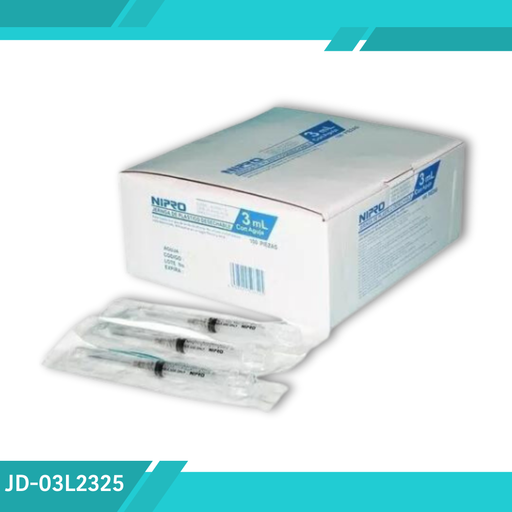 Jeringas de 3 ml confiables y estériles: – Todo Medica